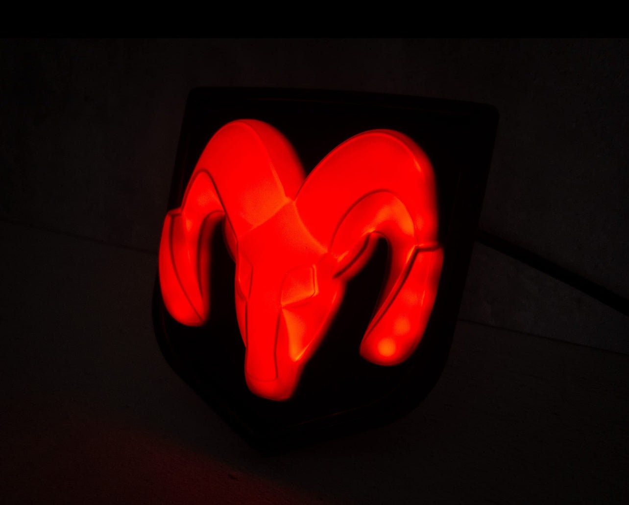 2009-2018 Dodge Ram Led Lighted Tailgate Emblem black or Chrome Finish ...