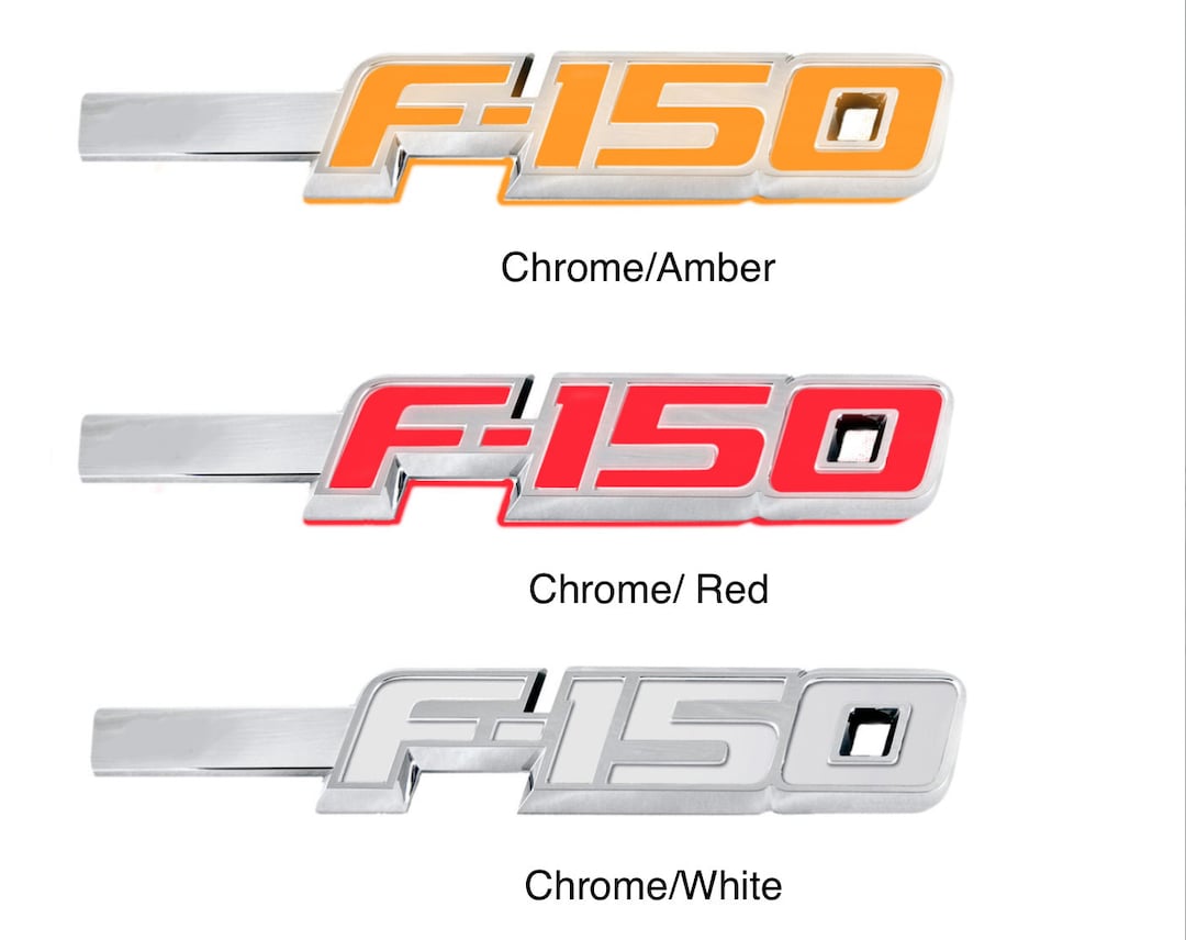 2009-14 Ford F150 Illuminated Fender Emblem Set CHROME - Etsy
