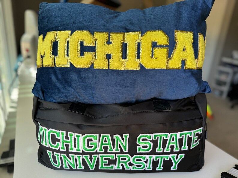 Personalized Clear Stadium Bag, Custom College Merch, Customized Game ...