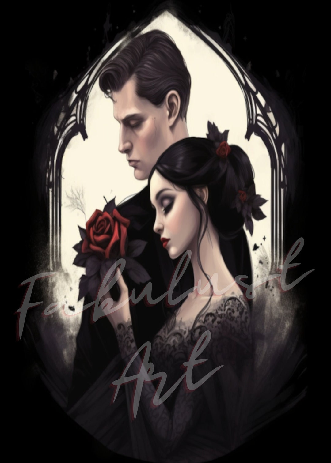 Sanguine Devotion Vampire Art Digital Instant Download PNG - Etsy