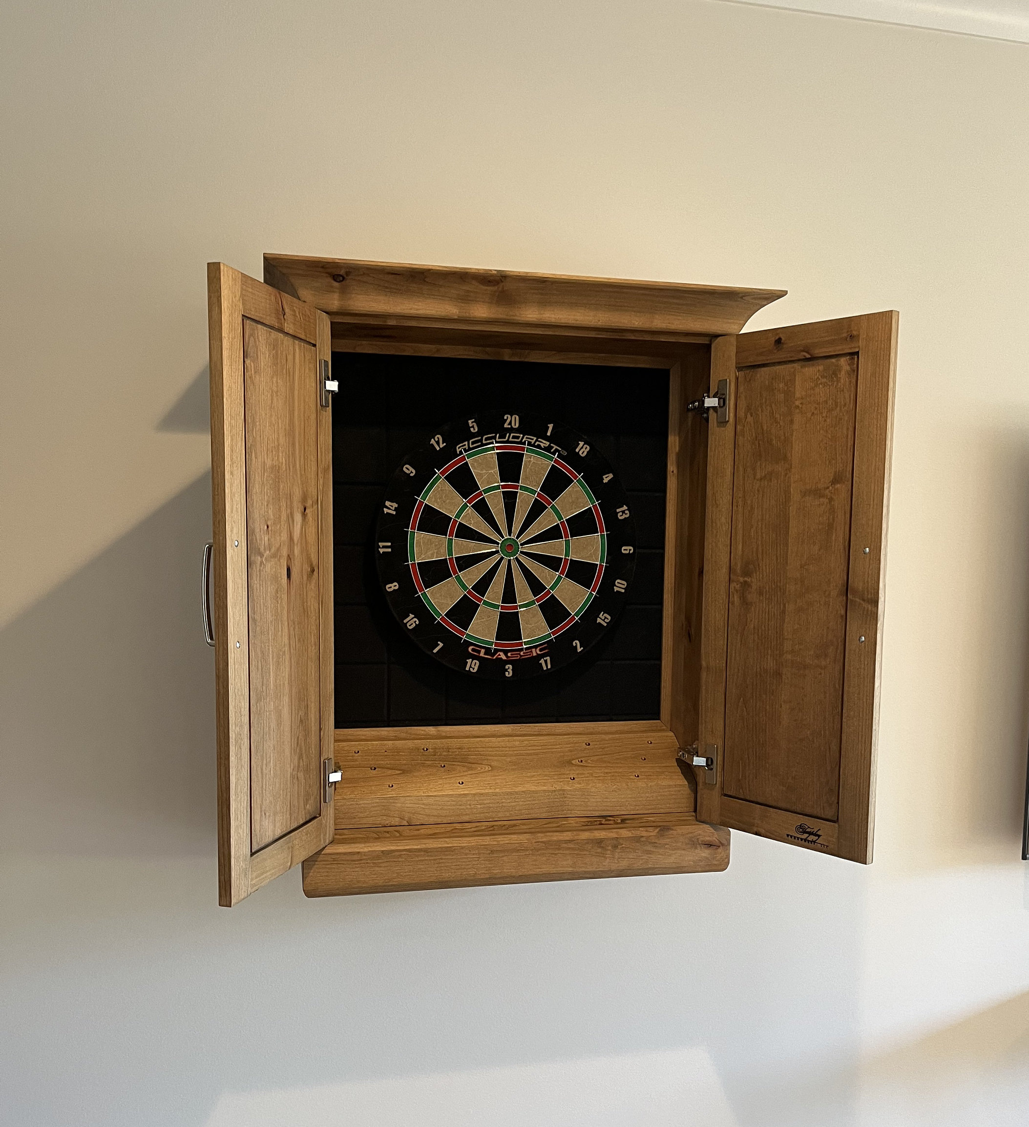 Handmade Dartboard Cabinet - Etsy