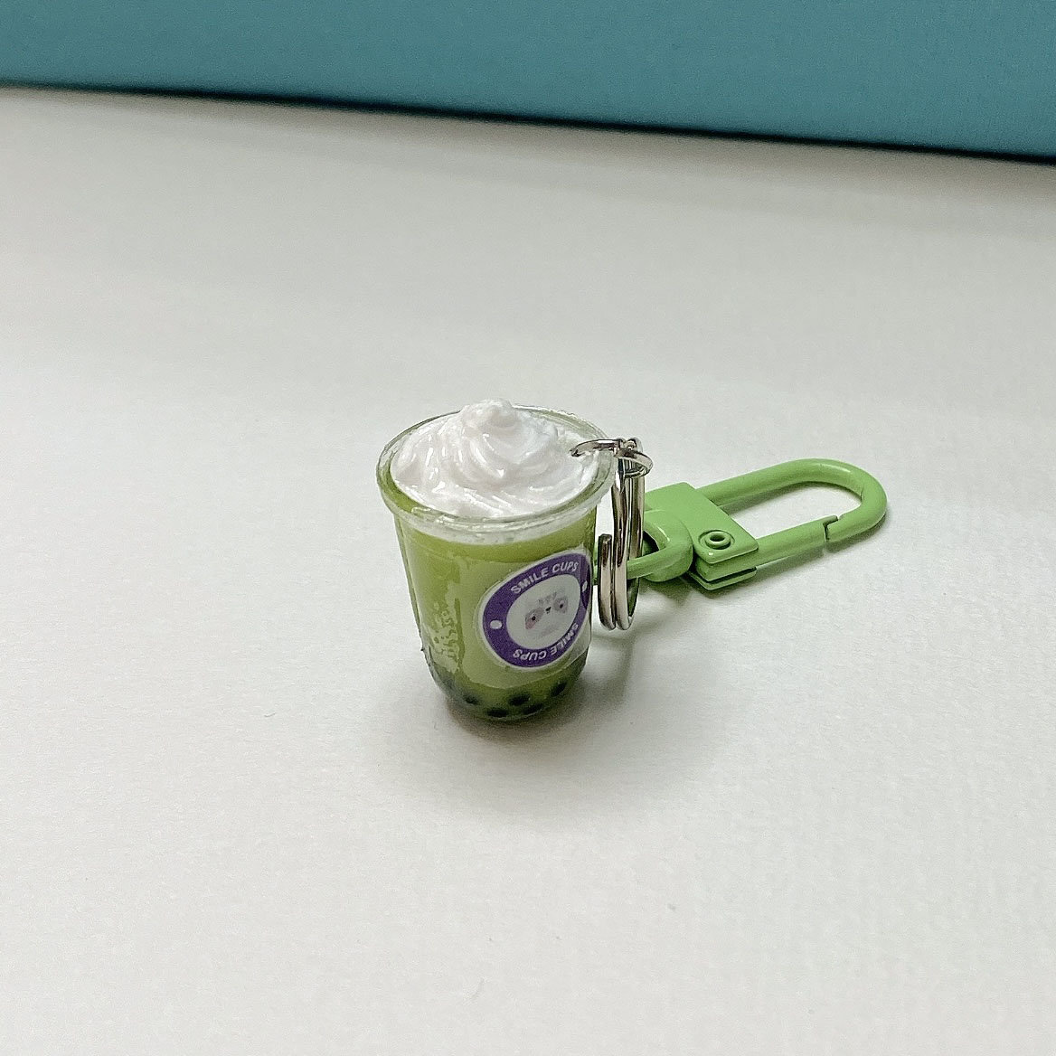 Matcha Milk Tea | Boba Bubble Tea | Mini Drink Keychain - Etsy