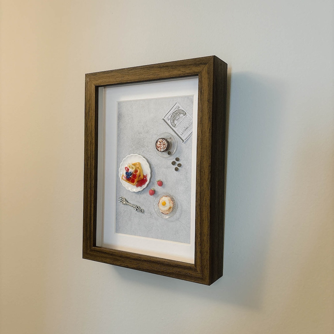 Miniature Food Art: Resin Clay Shadow Box Decor - Etsy