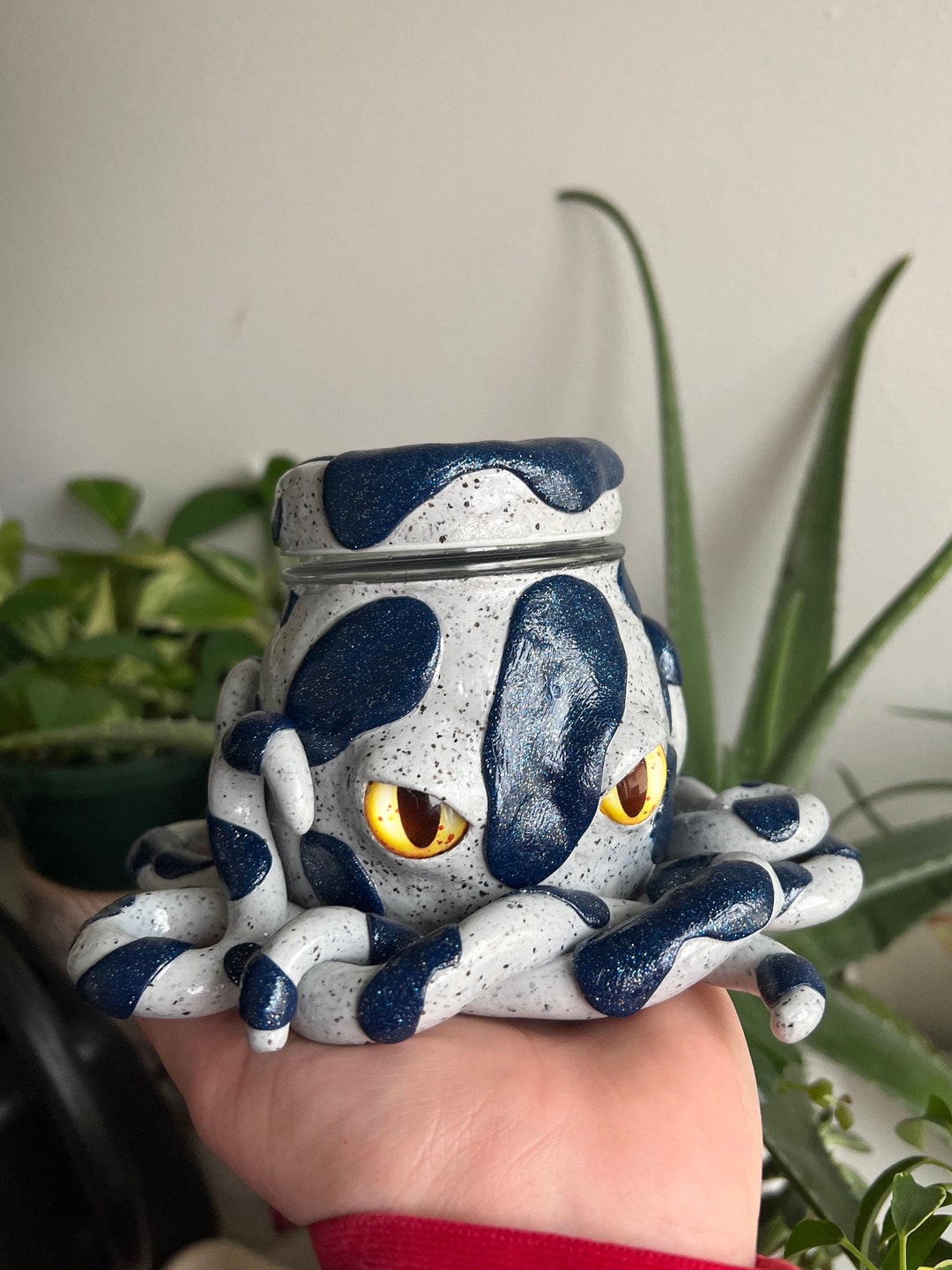 8oz Octopus Jar Granite - Etsy