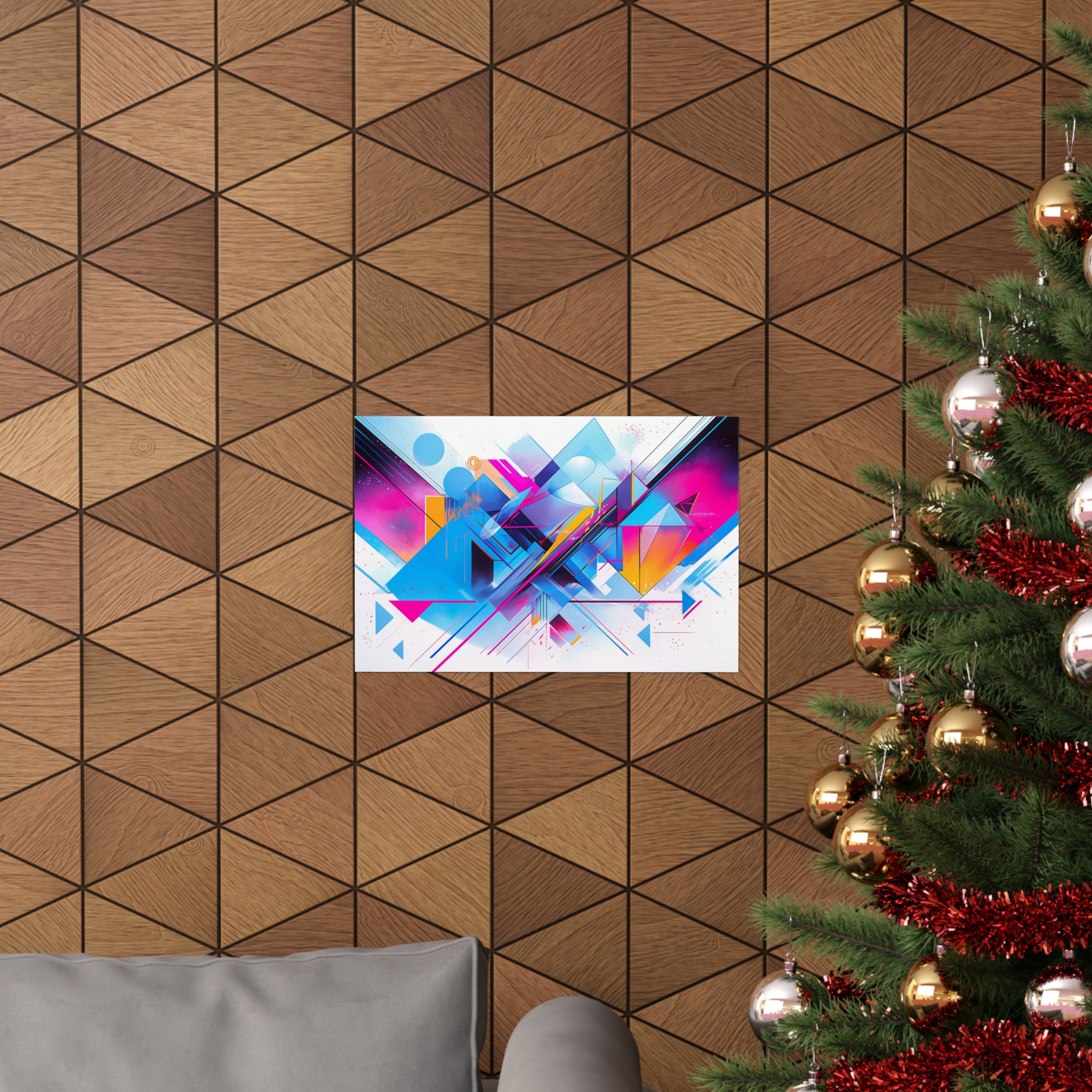 80's Retro Wave Geometric Graffiti Shapes Abstract 1980's Retrowave ...