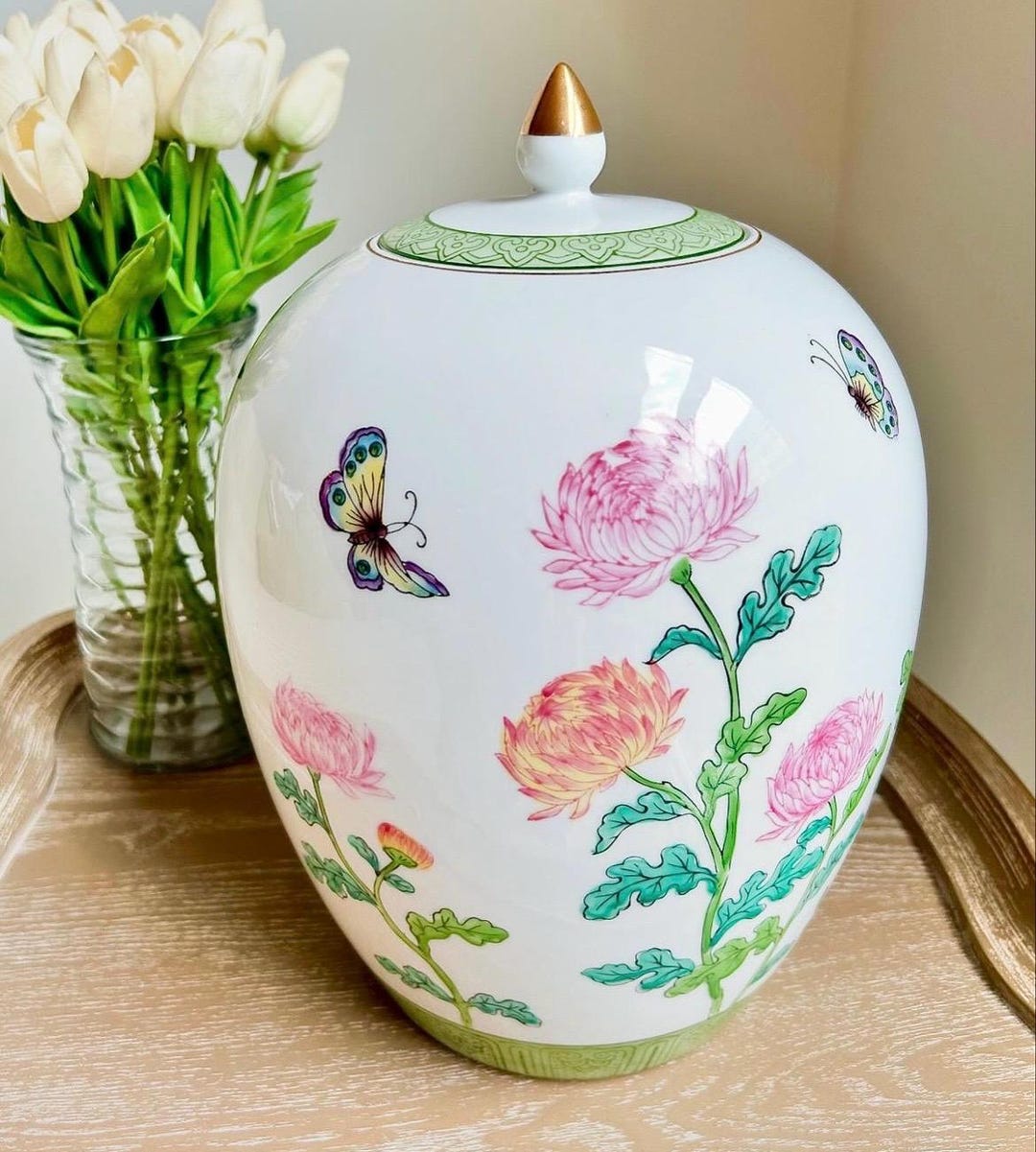 Ginger Jar Andrea by Sadek - Etsy