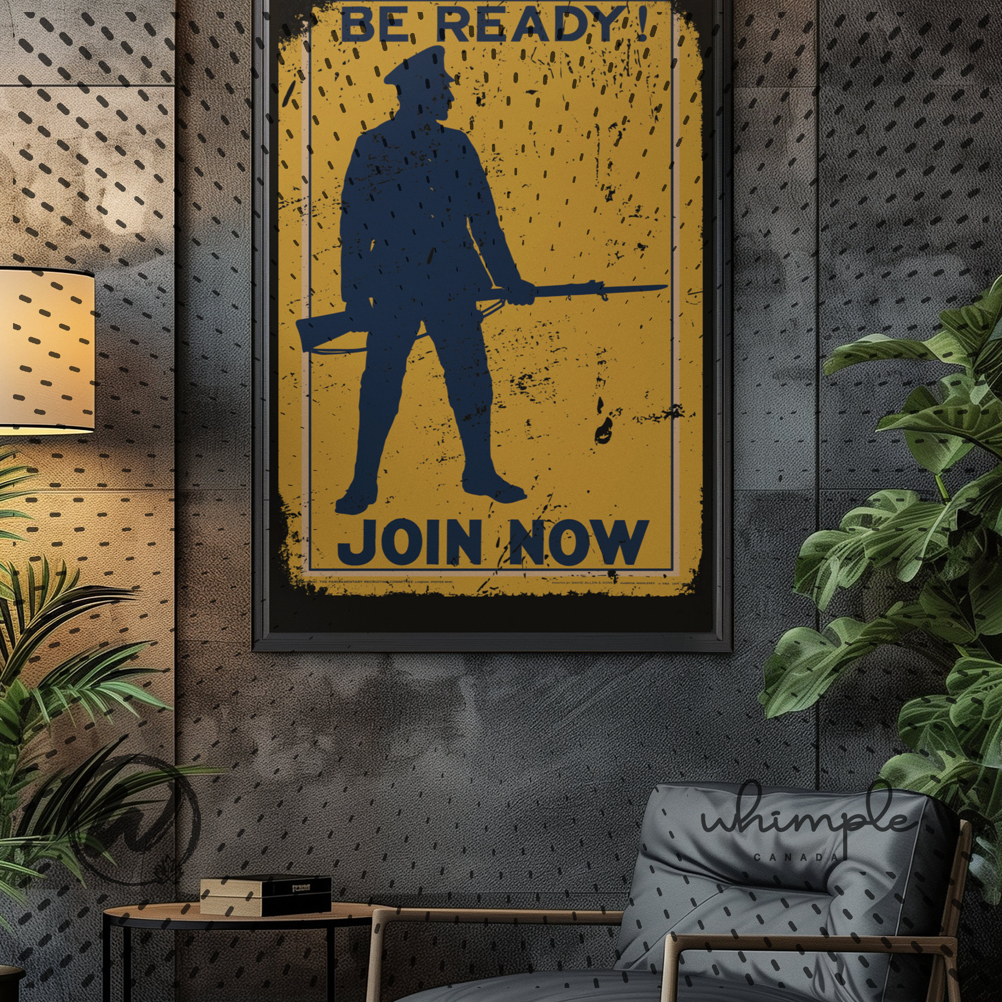 Recruitment Poster, WW1 Poster, Full Size Poster, Be Ready Poster ...