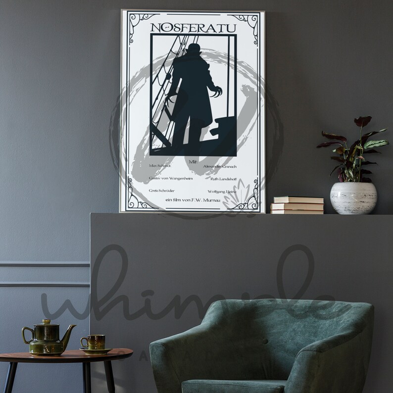 Nosferatu, Vampire, Dracula, Gothic Art, Full Size Poster, Classic ...