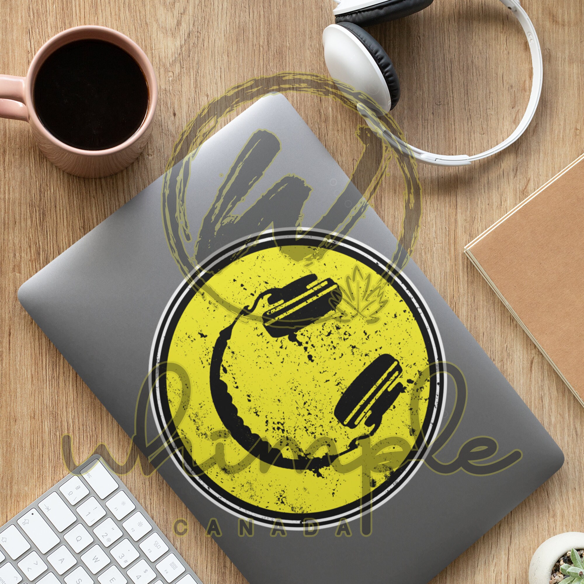 Smiley Face, Headphone Smiley Face, DJ T Shirt, Music Designs, Cricut ...