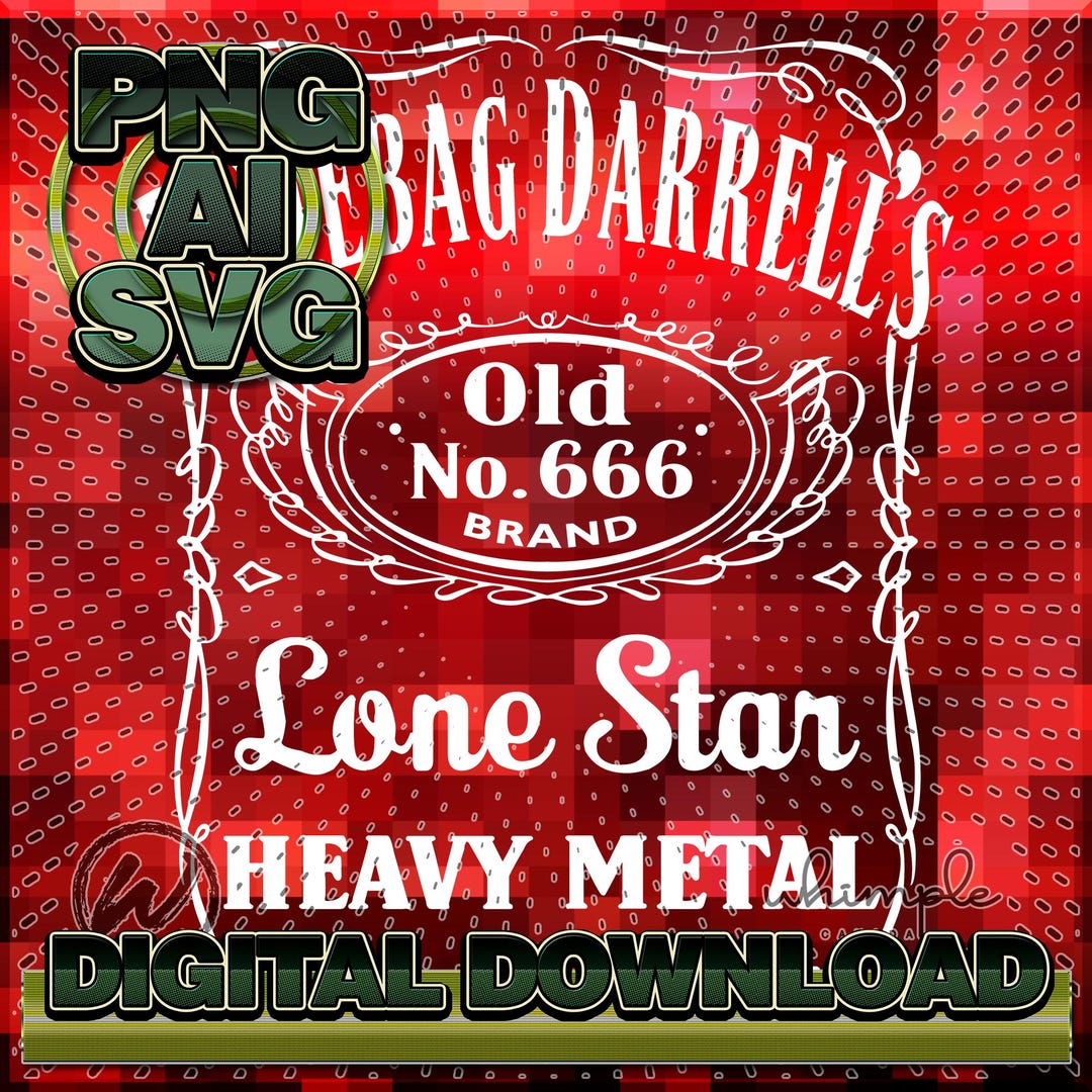 Dimebag Darrell, CFH, Cowboys From Hell, JD, Tennessee Whiskey, Heavy ...