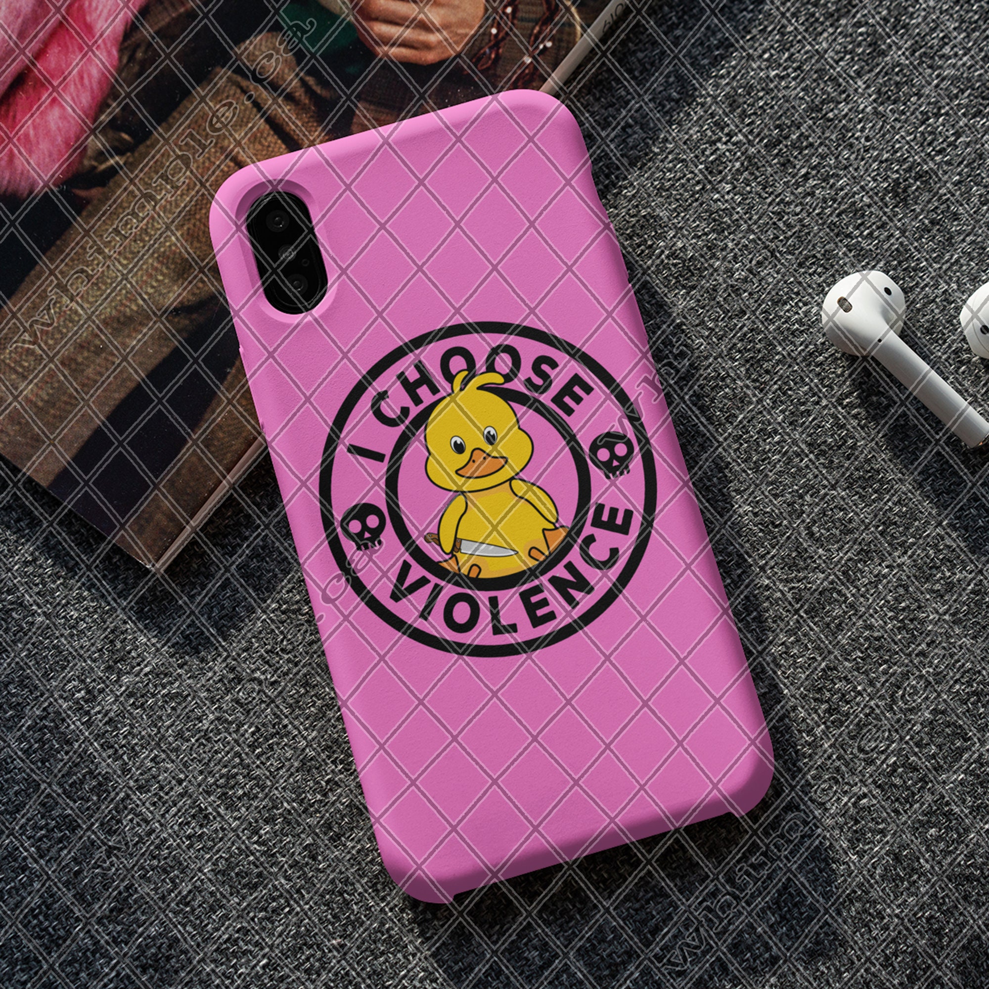 I Choose Violence, Cute Duck, Funny PNG, Cute Mug Design, Digital ...