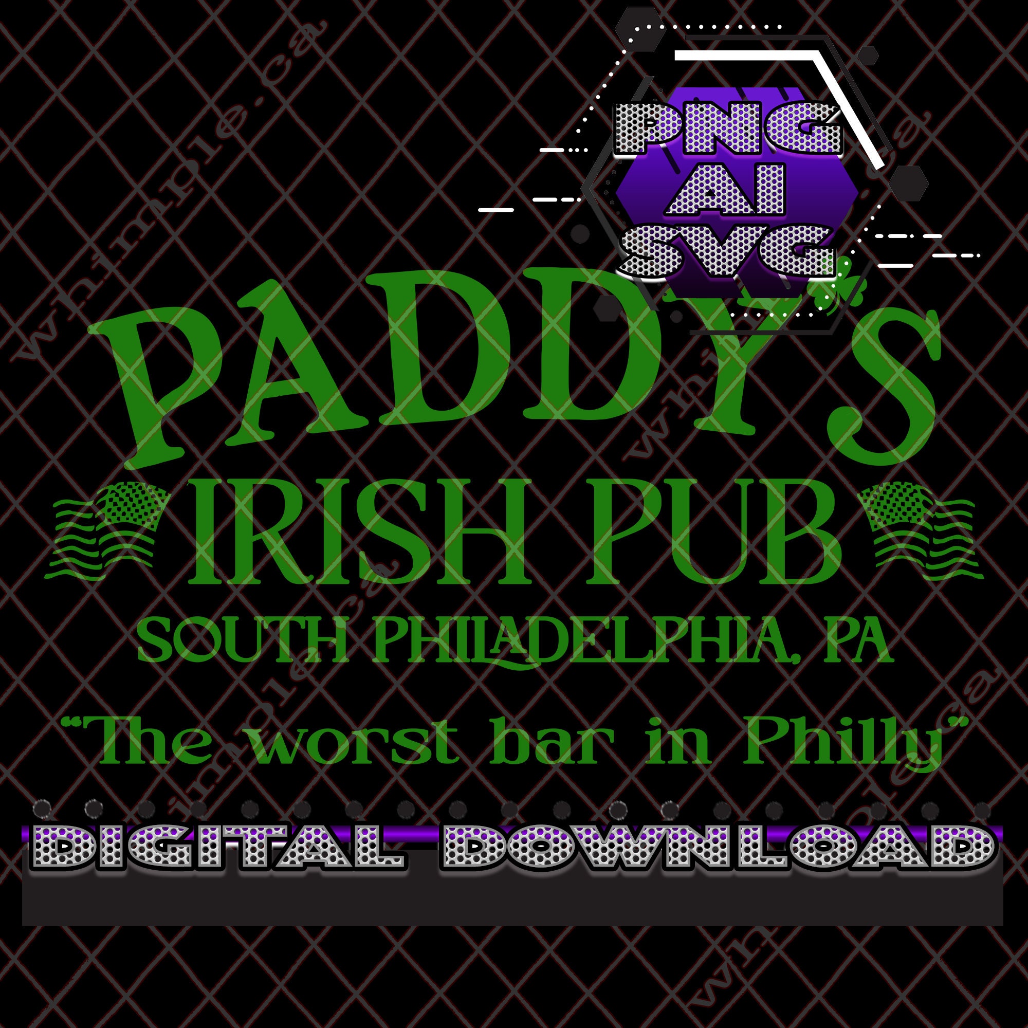 Paddy's Irish Pub, Always Sunny, Worst Bar in Philadelphia, Funny PNG ...