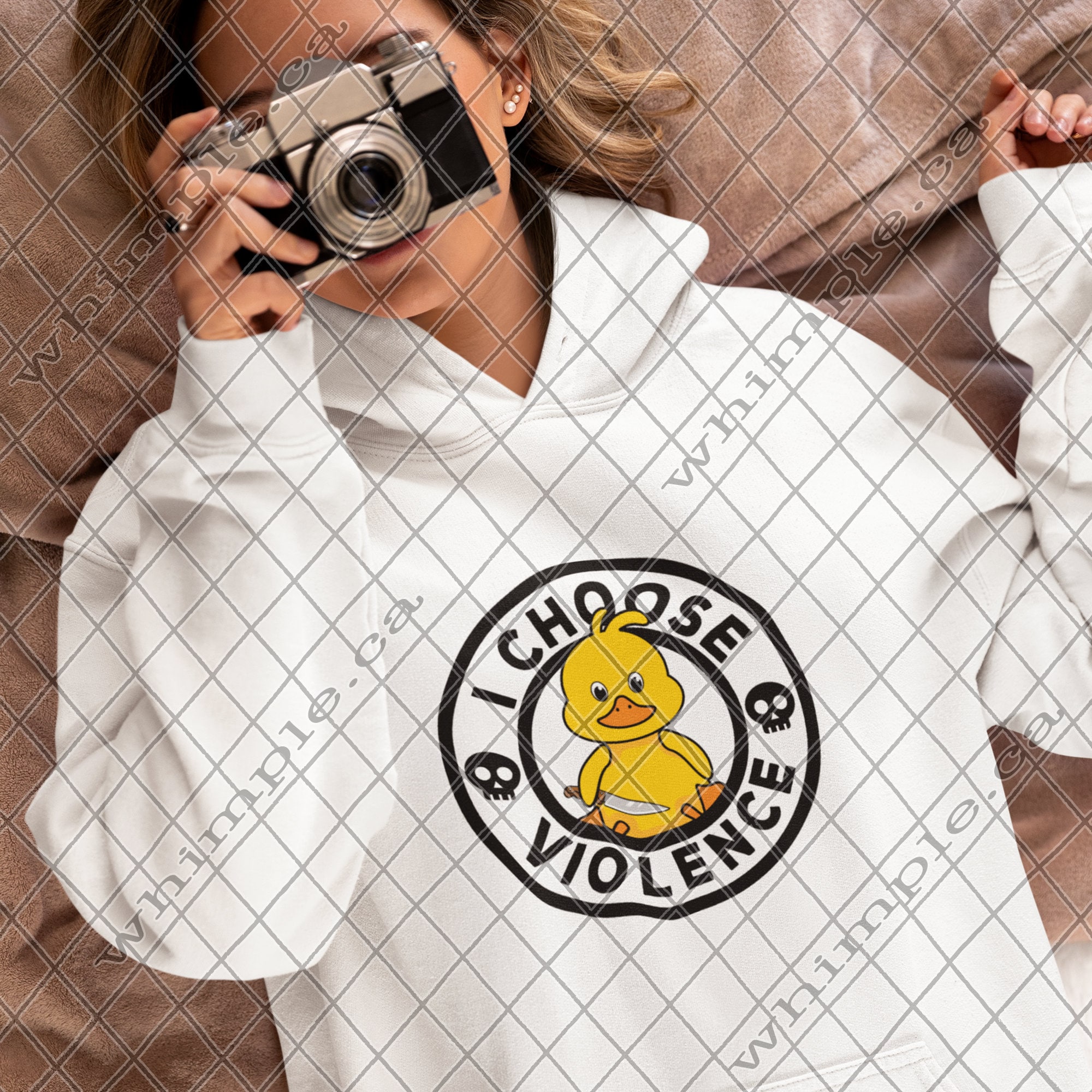 I Choose Violence, Cute Duck, Funny PNG, Cute Mug Design, Digital ...