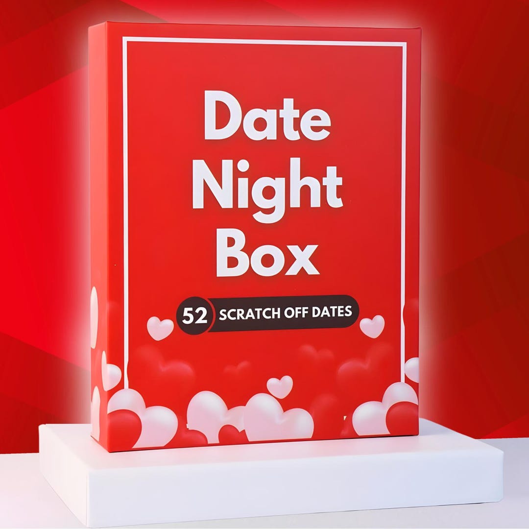 Date Night Box: 52 Scratch-off Date Idea Cards for Couples - Etsy