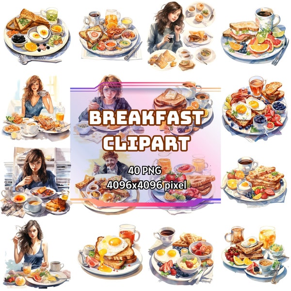 Breakfast Food - Etsy