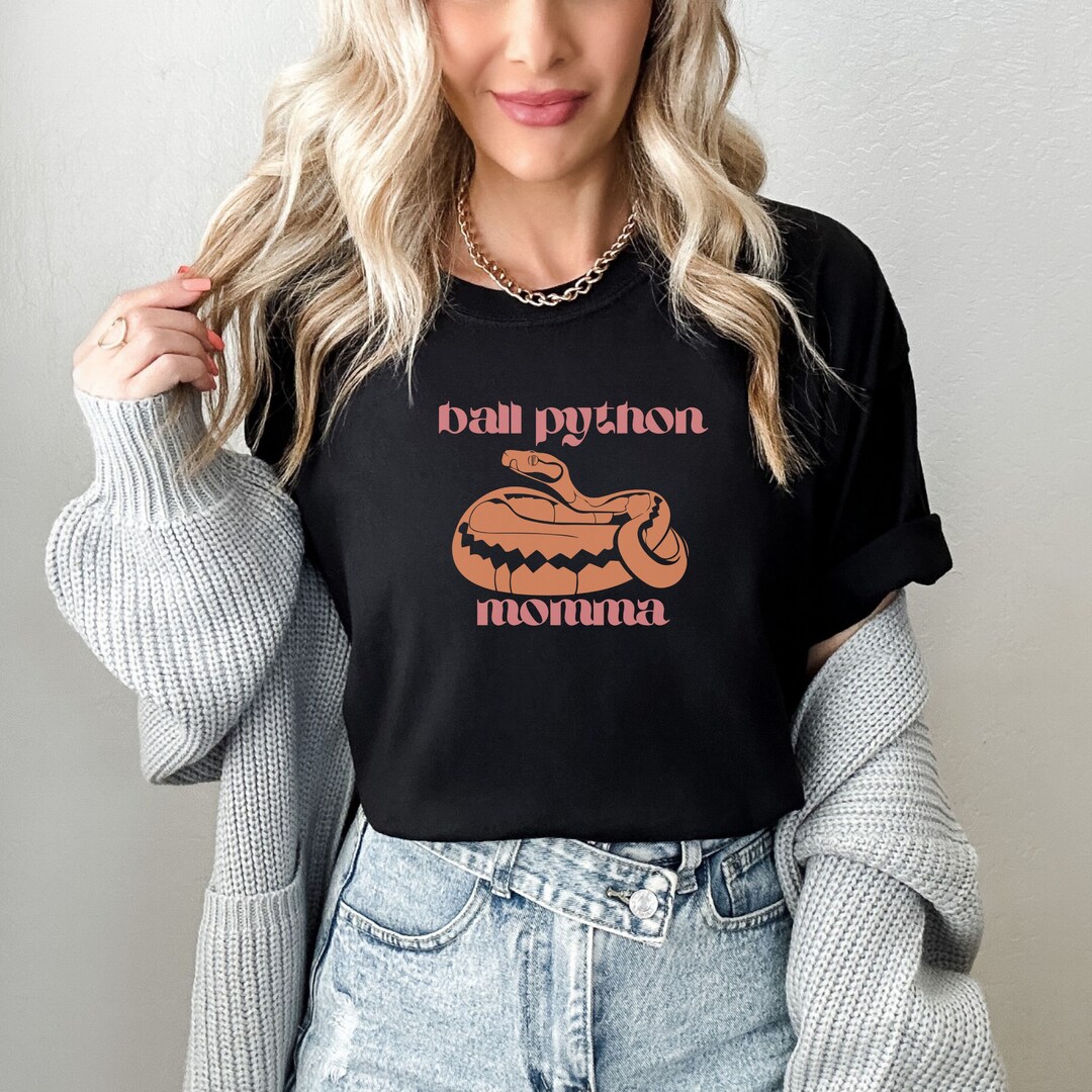 Ball Python Momma Pet Snake Short Sleeve Tee | Reptile Owner ...