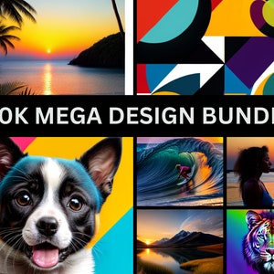 Mega Design Bundle (10,000+), Wall Art Ideas, High Resolution, Best Selling, Digital - Etsy