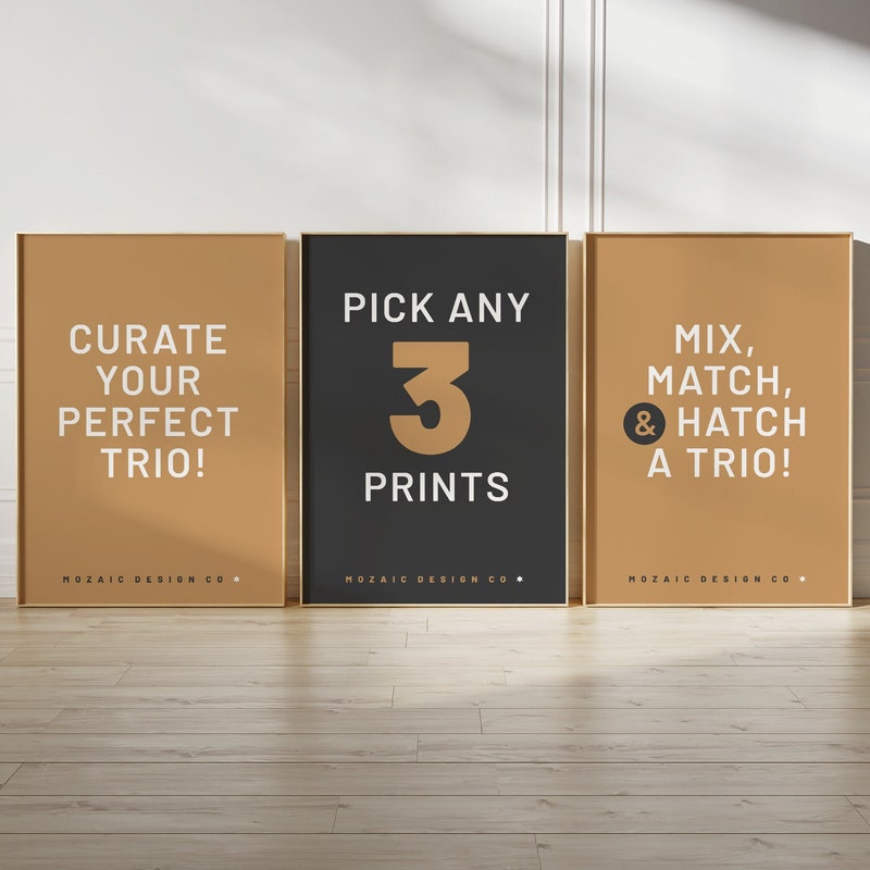 Set of 3 Wall Art - Etsy