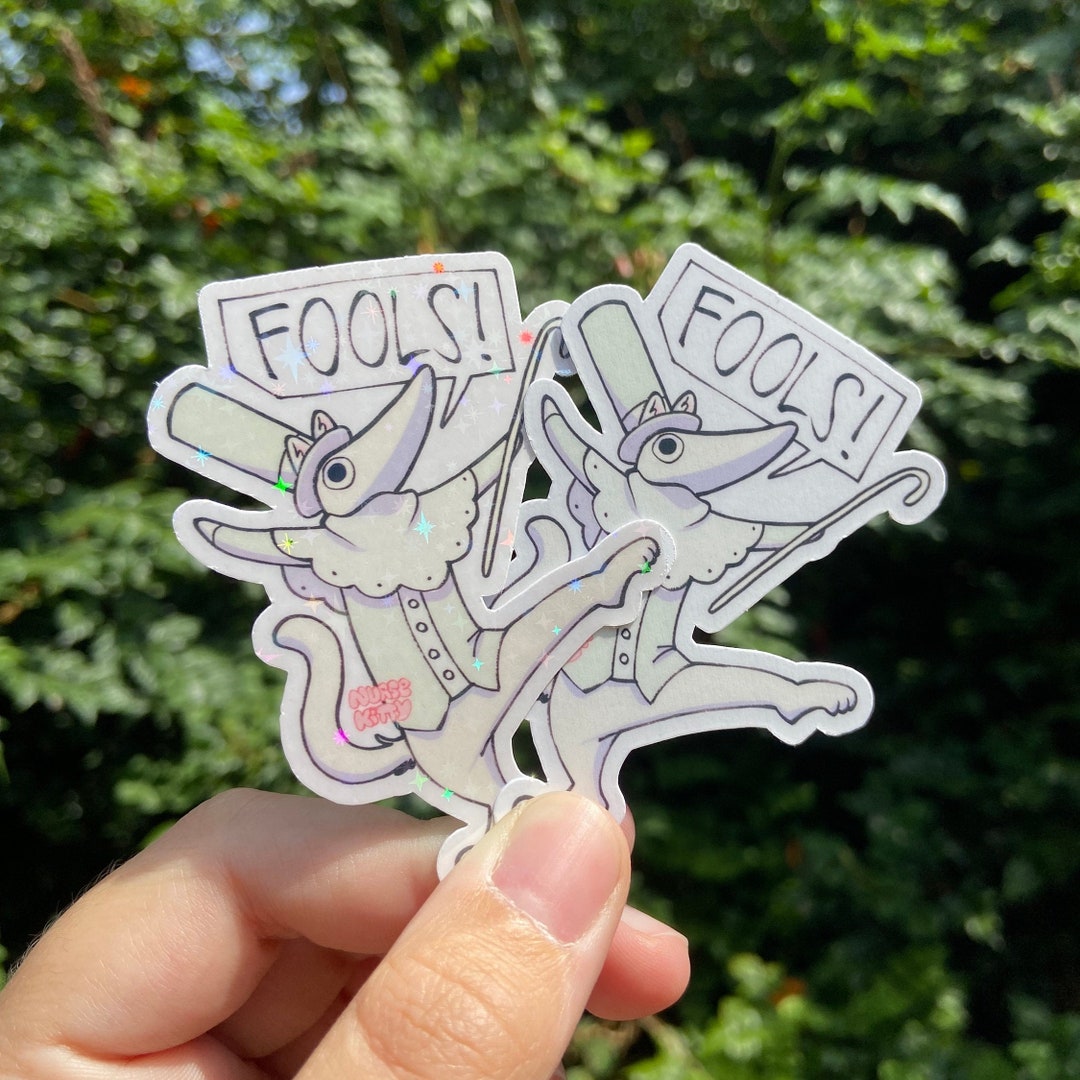 Kitty Excalibur Holographic Anime Sticker (soul Eater) - Etsy