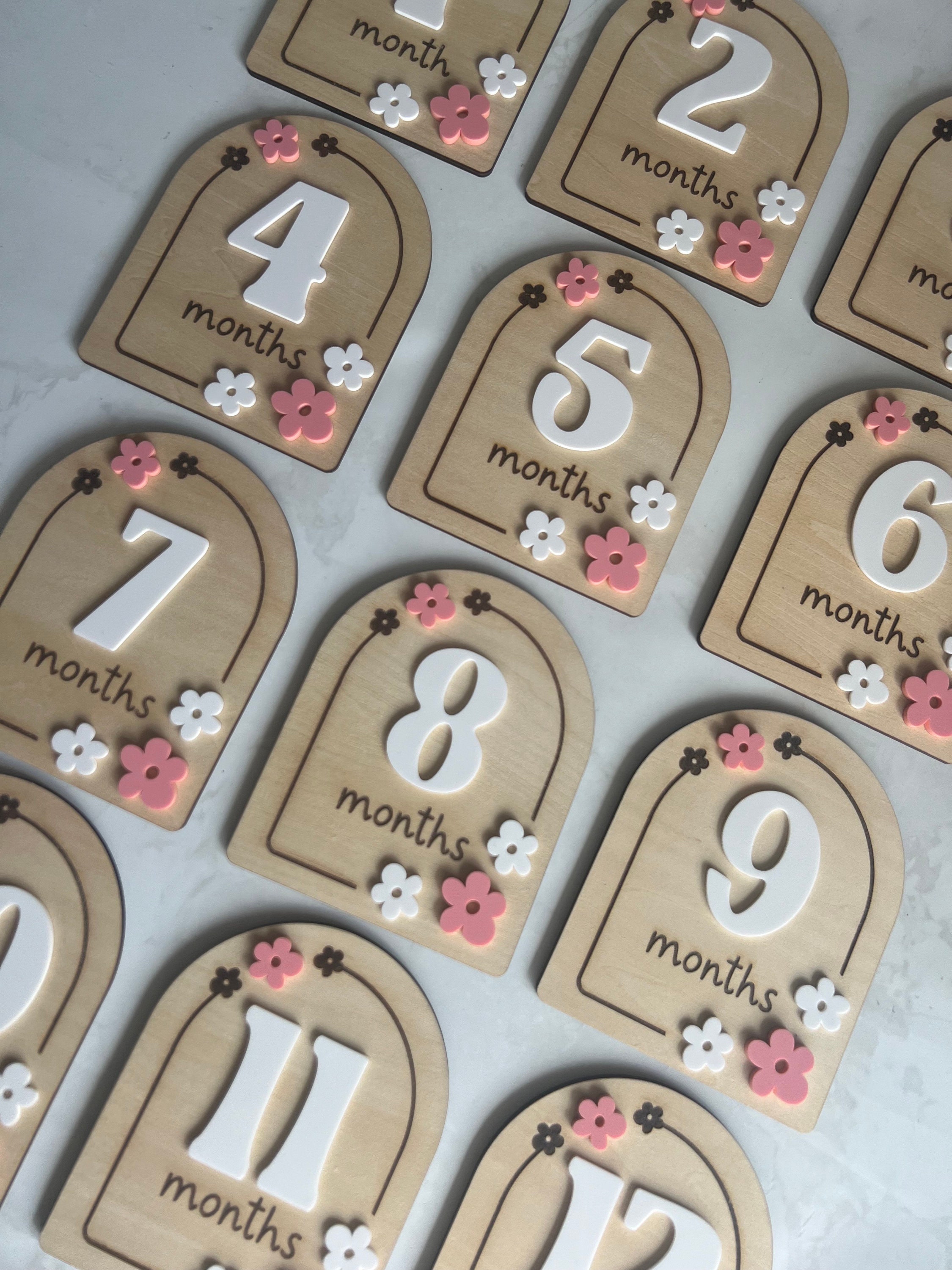 Baby Milestone Plaques - Etsy
