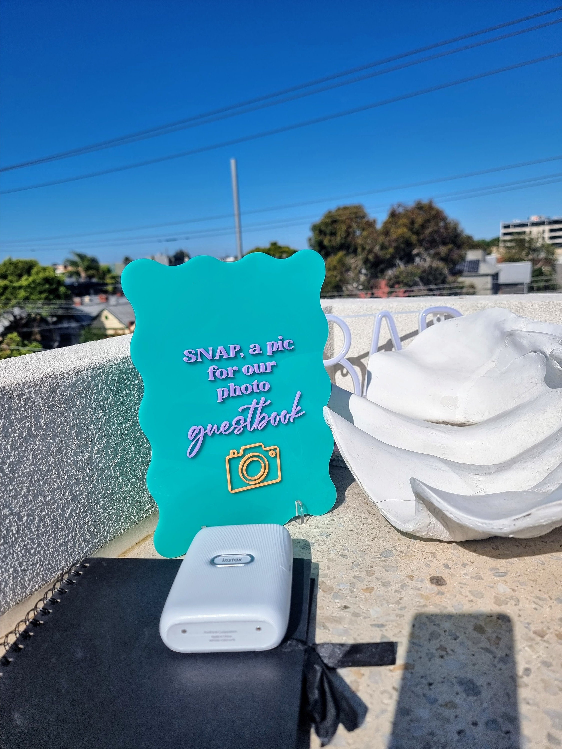 Acrylic Wavy Sign - Etsy Australia