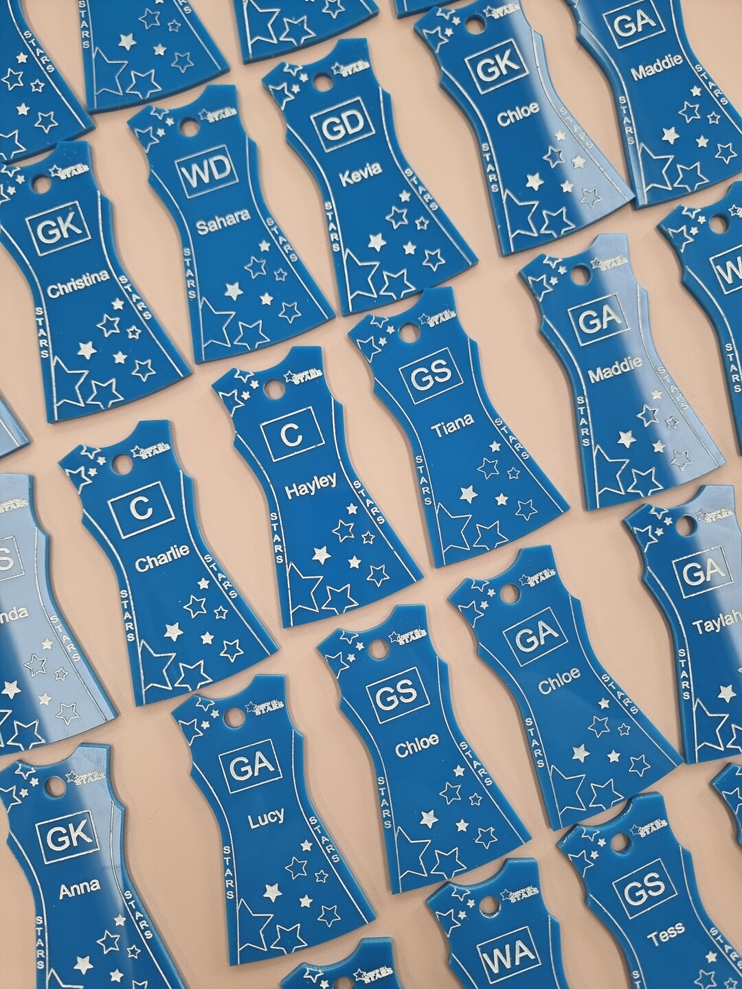 Personalized Netball Dress Keyring: Custom Team Uniform Keychain - Etsy ...