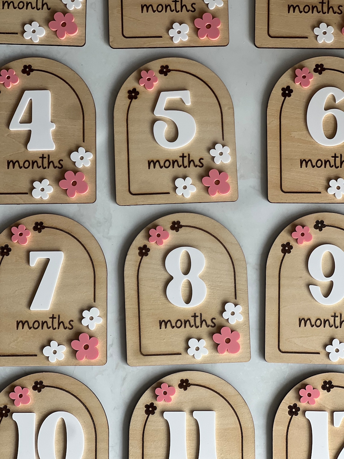 Baby Milestone Plaques - Etsy