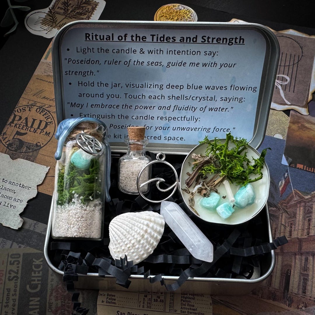 Poseidon Ritual Box – God of the Sea – Power, Protection & Sea Energy ...