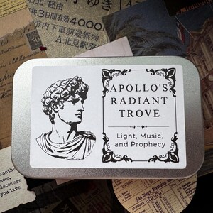 Apollo Ritual Box - Altar Offerings | Light & Creativity Ritual Kit ...
