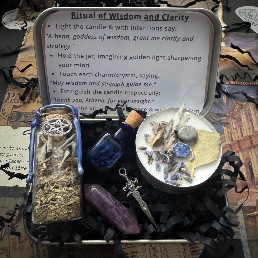 Goddess Athena Spell Box - Witchy Box - Altar Offerings | Wisdom ...