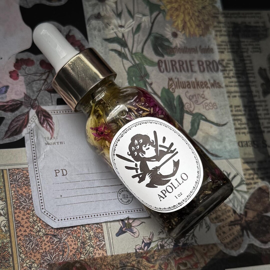 Ritual Oil Apollo - Greek God Apollo - Intention Oil Inspiration ...