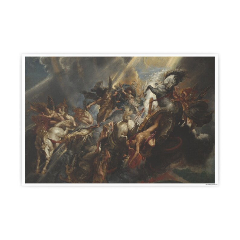 Greek Mythology the Fall of Phaethon Photo Art Paper Posters - Etsy