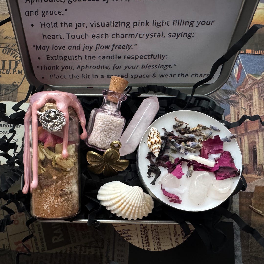 Aphrodite Ritual Box – Self-love Ritual | Love & Beauty Ritual Kit ...
