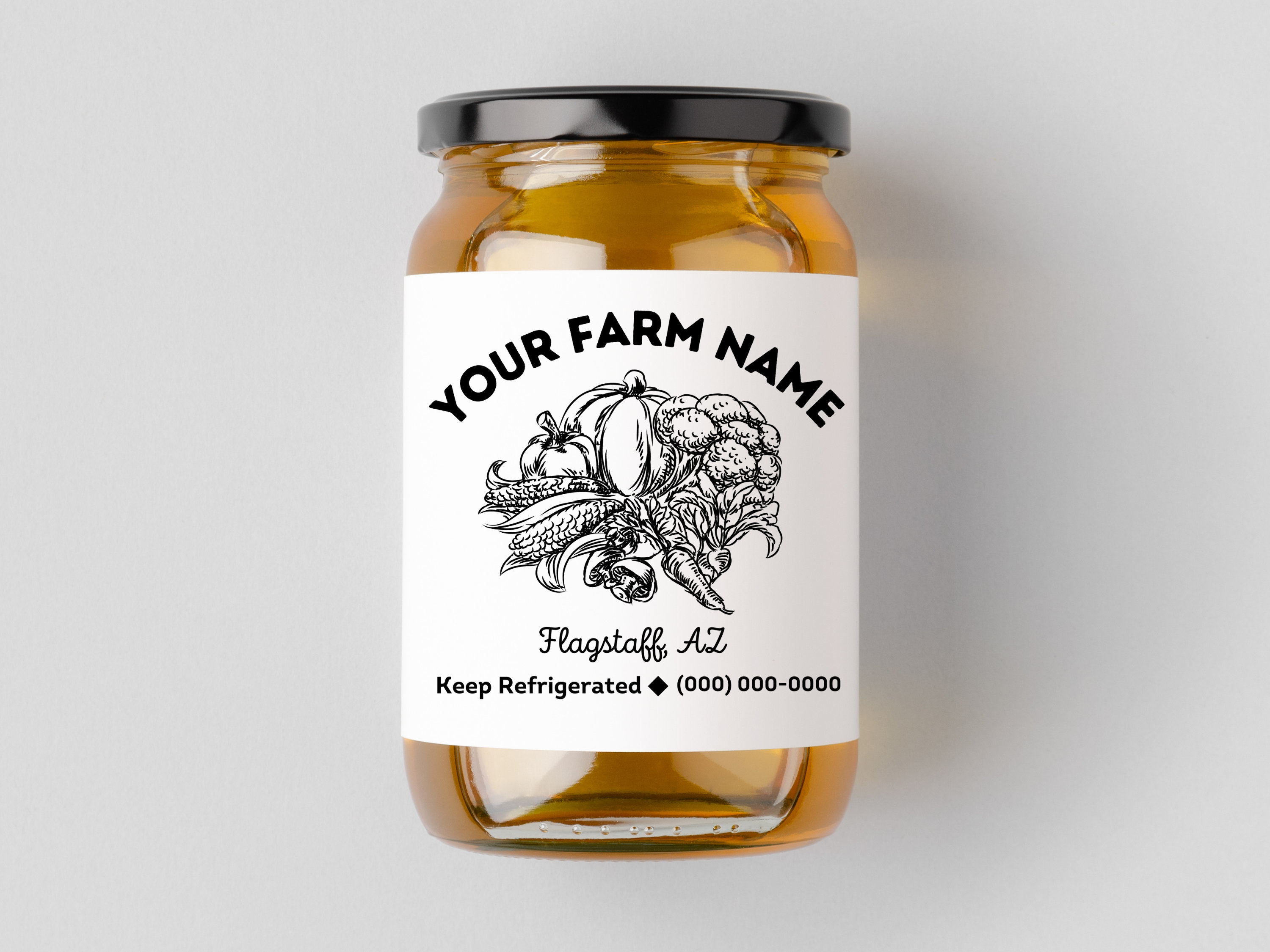 Jar Label Jar Sticker Custom Jar Label Waterproof Label Food Label ...