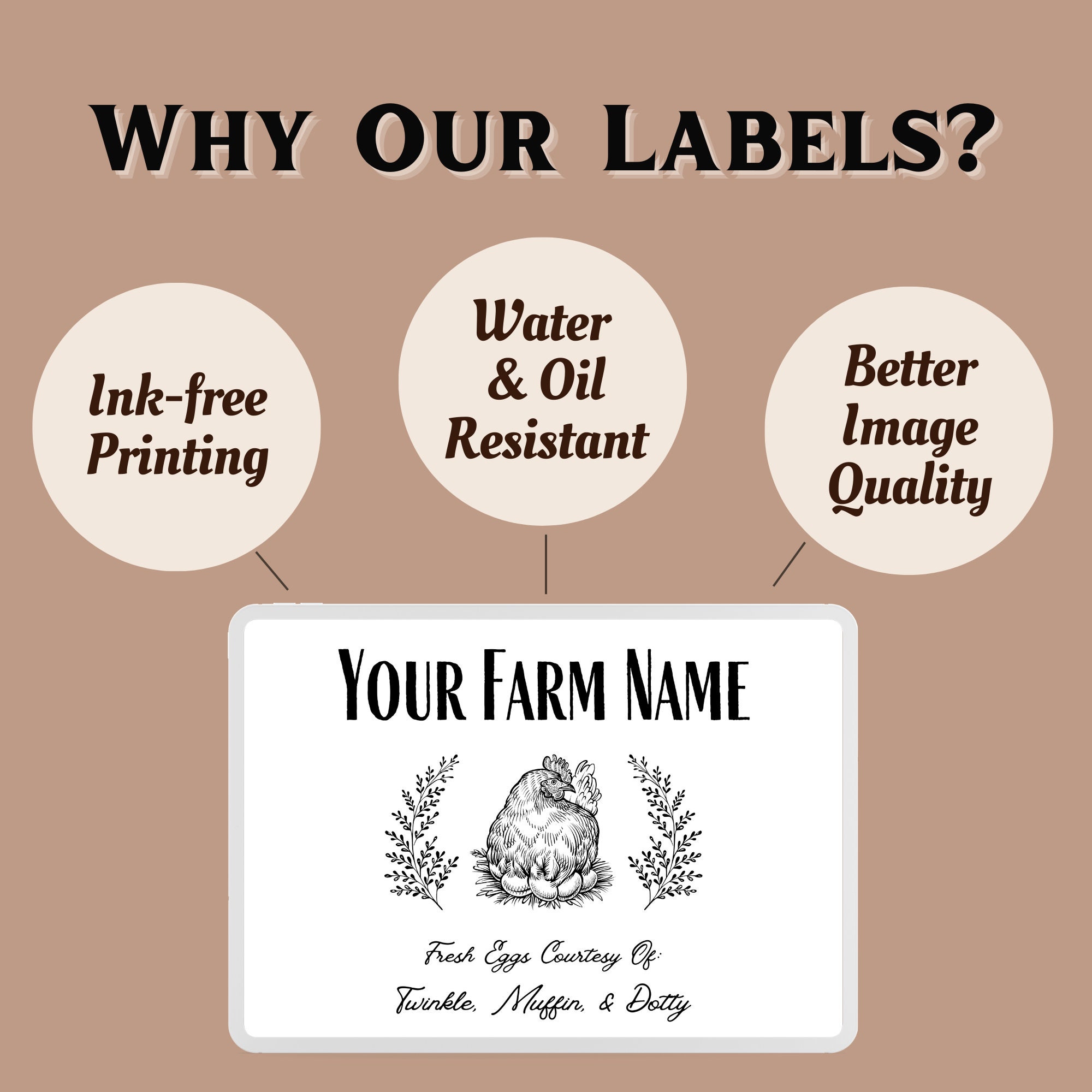 Custom Egg Carton Label Quail Egg Label Personalized Label Custom Label ...