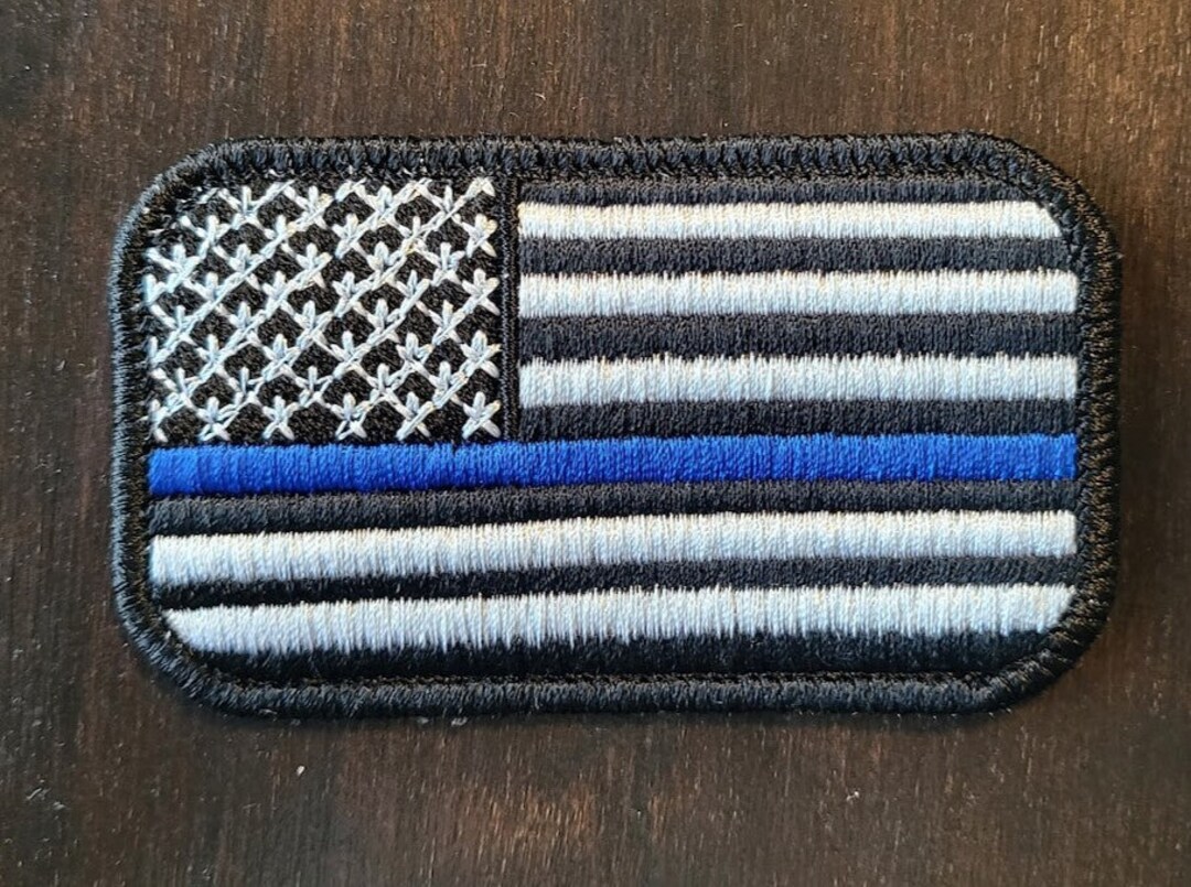Thin Blue Line Patch - Etsy