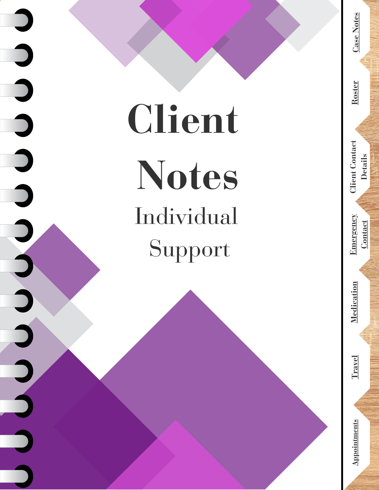 Case Notes Individual Support Hypelinked Template Disability Age Care ...