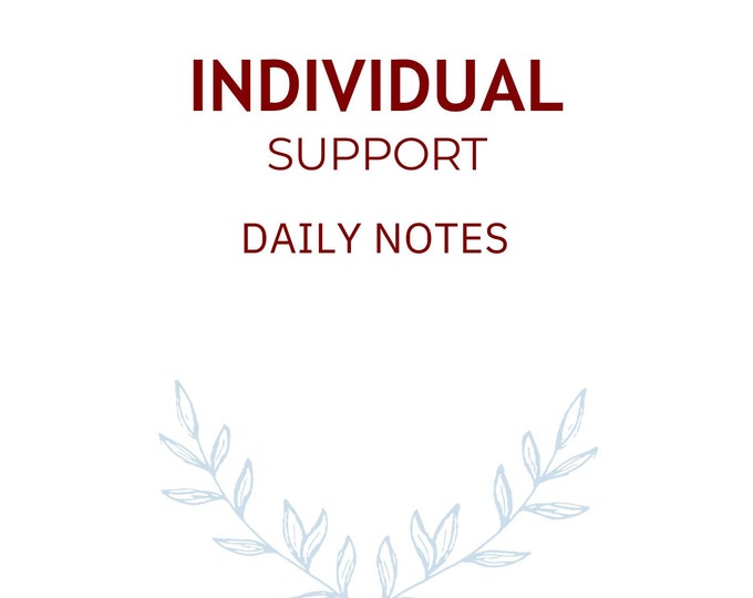 NDIS Case Notes and Mandatory Reporting Editable Template Download From ...