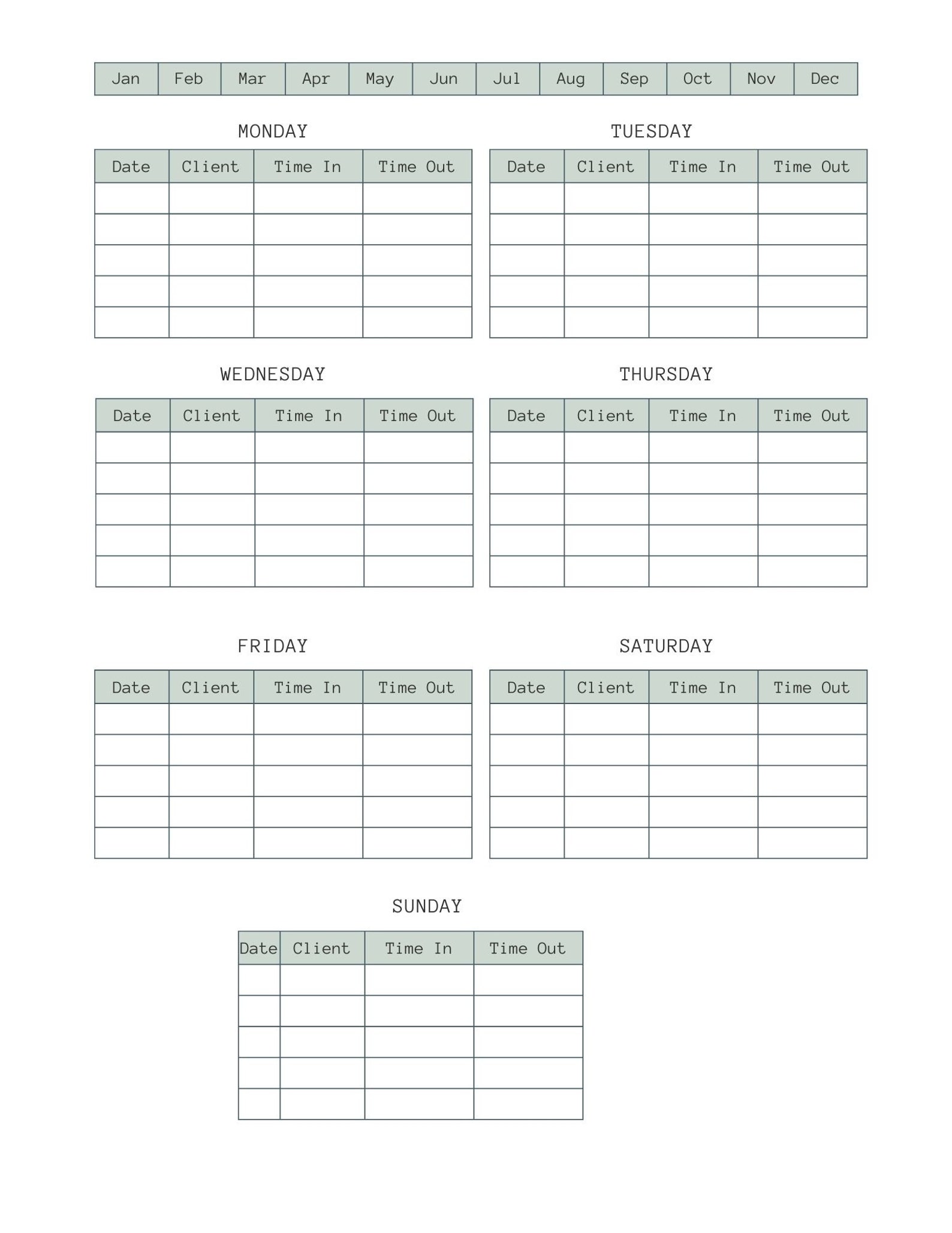 Digital Planner, Diary, Notes, Support Work and Aged Care, Business ...