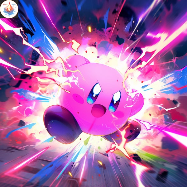 Kirby Face Png - Etsy