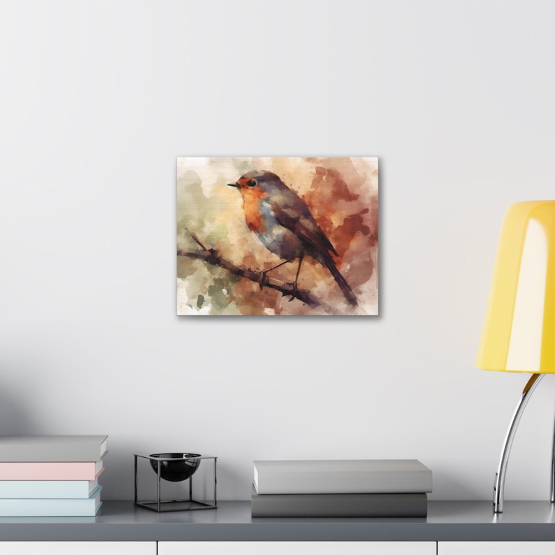 American Robin Watercolor Painting & Print - Etsy