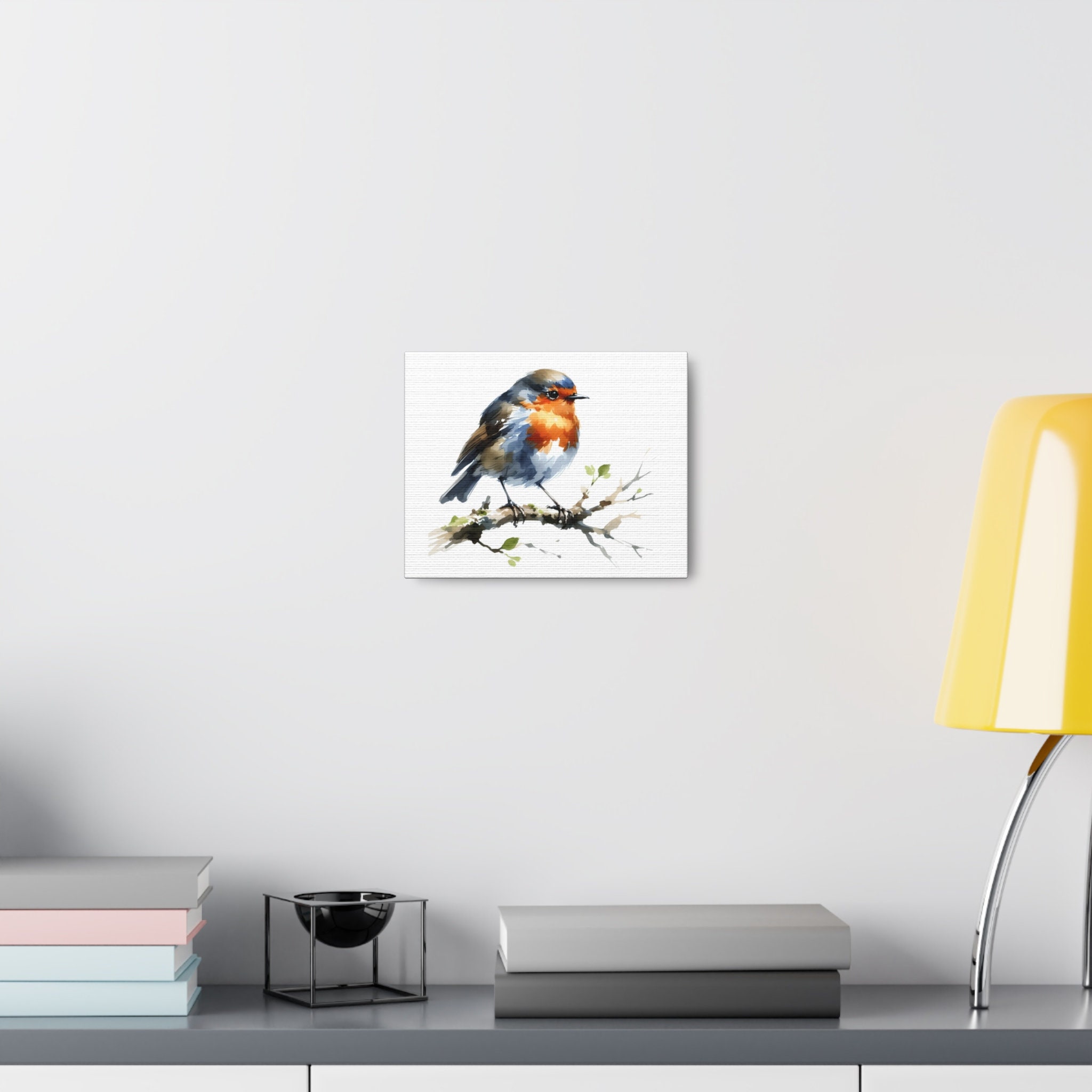 Robin Bird Watercolor Painting and Print - Etsy