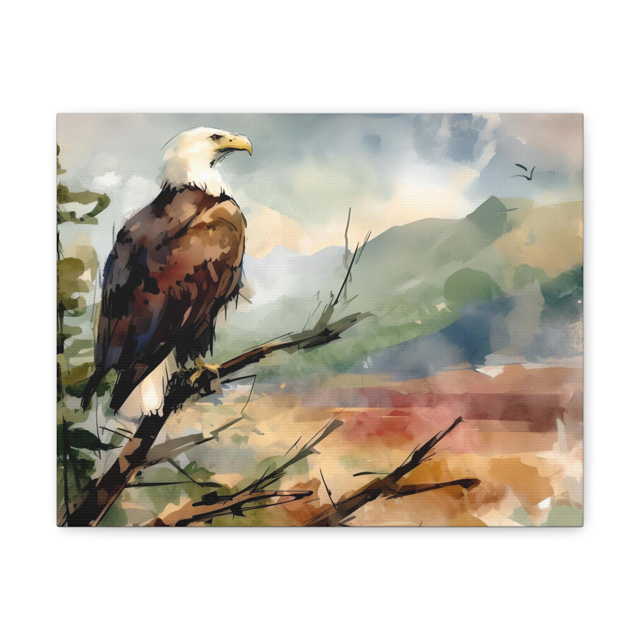 Bald Eagle Watercolor Painting & Print - Etsy