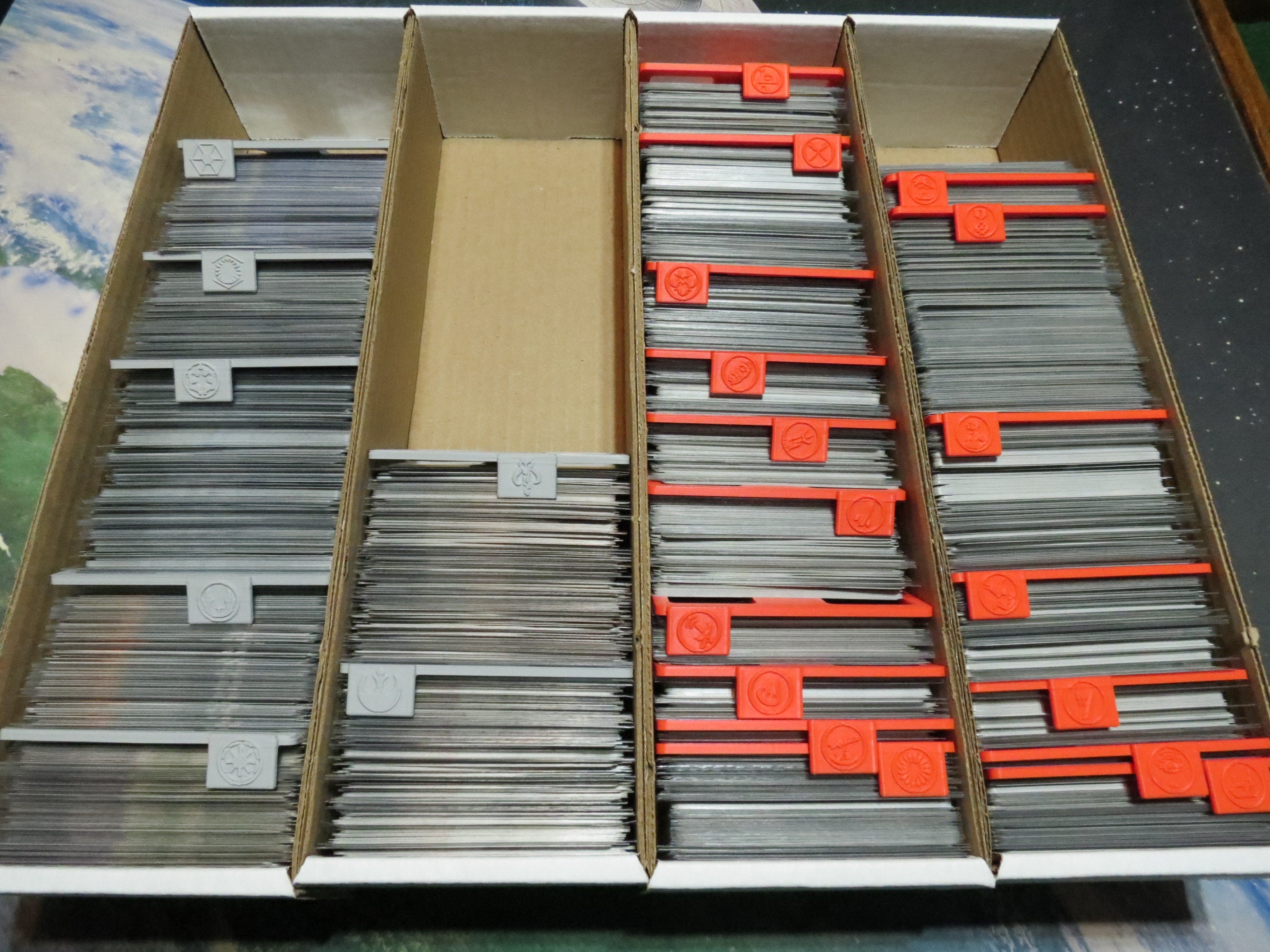 Cards Separators Portrait2 Colors or Landscape one - Etsy