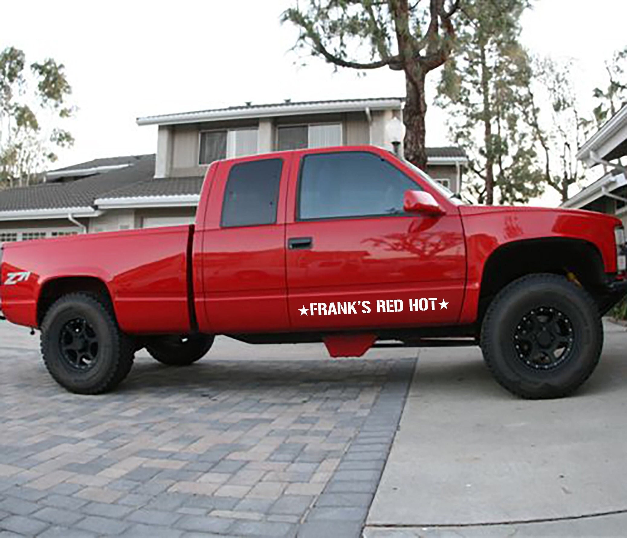 CUSTOM TRUCK DECAL Personalized Star Sticker Truck Car Van Utv Side by ...