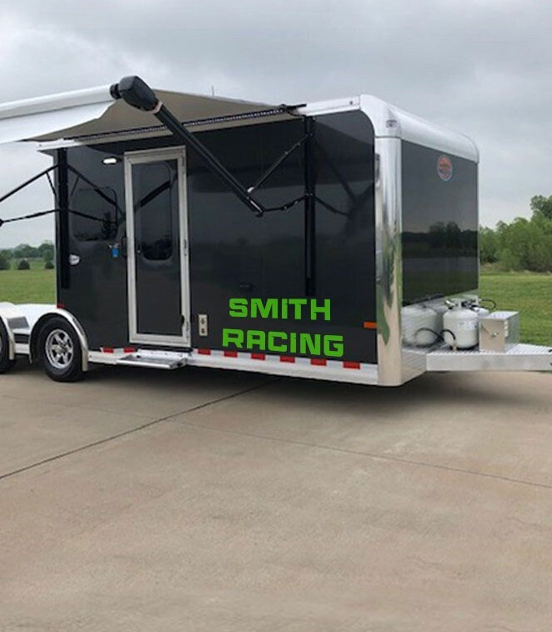 Custom TOY HAULER DECAL Personalized Rv Name Sticker Camper Travel ...