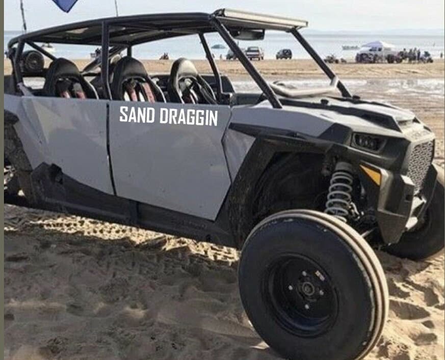 CUSTOM Sxs DECAL Pick Your Font Personalized Sticker Rzr Atv Quad Utv ...