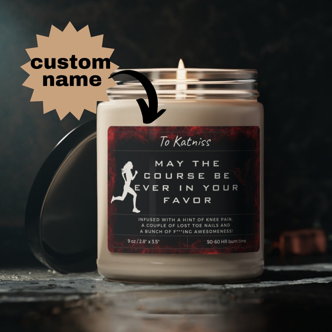 The Odds Running Candle Funny Runner Gift Hunger Games Inspired Runner ...