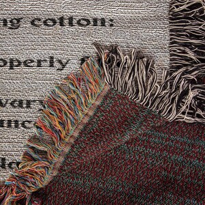 Ten Commandments (runner's Version) Woven Blanket - Unique Gifts for ...