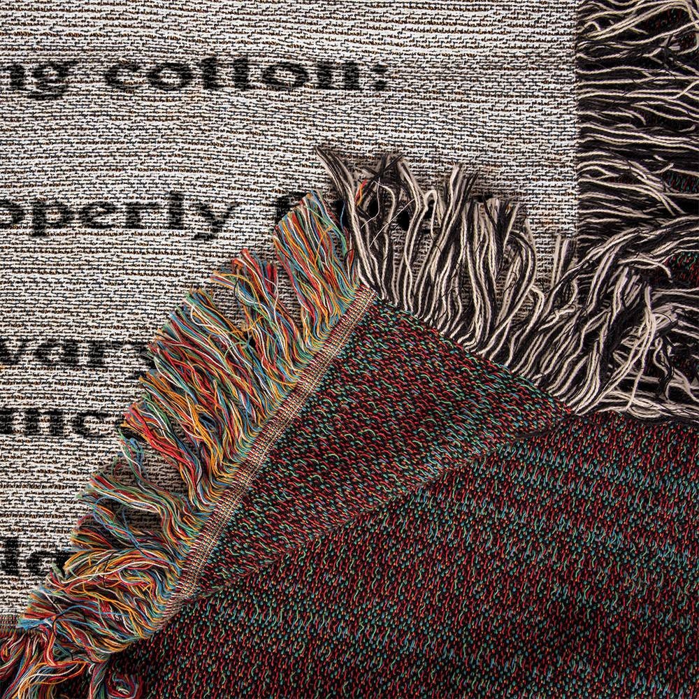 Ten Commandments (runner's Version) Woven Blanket - Unique Gifts for ...